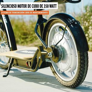 Razor EcoSmart Metro HD Electric Scooter Hub-Driven Motor - Black - FFP