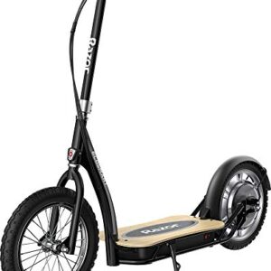 EcoSmart SUP Electric Scooter – 16" Air-Filled Tires, Wide Bamboo Deck, 350w High-Torque Hub-Driven Motor, Up to 15.5 mph & 15.5 Miles Range, Rear-Wheel Drive