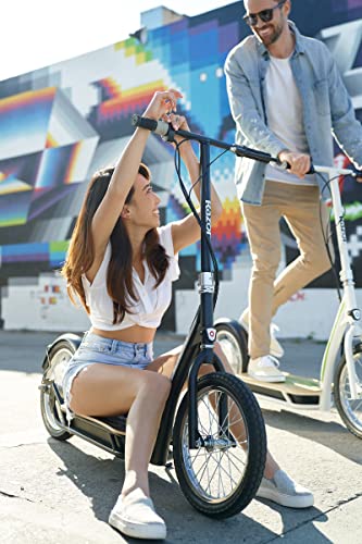 EcoSmart SUP Electric Scooter – 16" Air-Filled Tires, Wide Bamboo Deck, 350w High-Torque Hub-Driven Motor, Up to 15.5 mph & 15.5 Miles Range, Rear-Wheel Drive