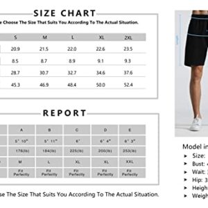 Men's Lounge Shorts with Deep Pockets Loose-fit Cotton Jersey Shorts for Running,Workout,Training, Basketball (605 Grey, Small)