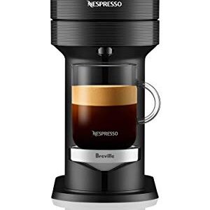 Nespresso Vertuo Next Premium Coffee and Espresso Machine by Breville with Milk Frother, Black, Small