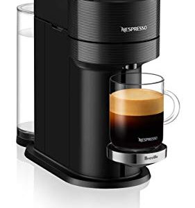 Nespresso Vertuo Next Premium Coffee and Espresso Machine by Breville with Milk Frother, Black, Small