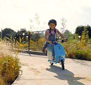 Razor Pocket Mod Petite - 12V Miniature Euro-Style Electric Scooter for Ages 7+, 100-watt Motor, Up to 40 min Ride Time, For Riders up to 110 lbs, Blue