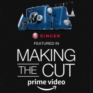 SINGER Making The Cut Sewing Machine with 97 Stitch Applications & Accessory Kit M3330, Simple & Easy To Use, Perfect For Beginners, Blue.