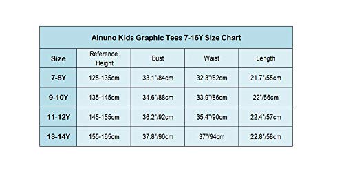 Ainuno Cat Shirts for Girls Boys Kids Cute Summer Clothes Short Sleeve Graphic Tees White Crewneck Size 7 8 Years Old,Cat