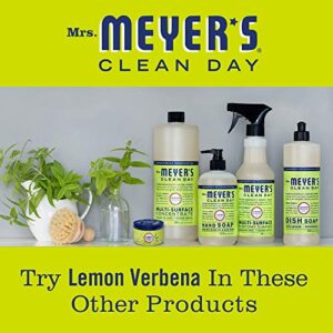 MRS. MEYER'S CLEAN DAY Soy Tin Candle, 12 Hour Burn Time, Made with Soy Wax and Essential Oils, Lemon Verbena, 2.9 oz