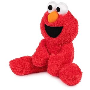 GUND Sesame Street Official Elmo Take Along Buddy Plush, Premium Plush Toy for Ages 1 & Up, Red, 13”