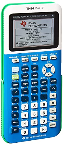 Texas Instruments TI-84 Plus CE Color Graphing Calculator, Trifecta