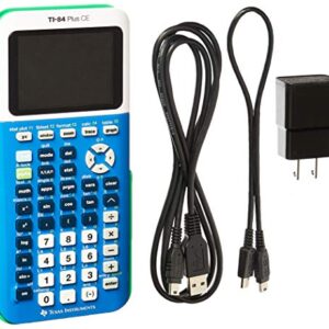 Texas Instruments TI-84 Plus CE Color Graphing Calculator, Trifecta