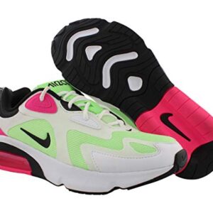 Nike Women's Air Max 200 White/Black-Hyper Pink (CJ0629 100) - 6.5