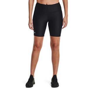 under armour heatgear® armour® bike shorts black/white lg (us 12-14)