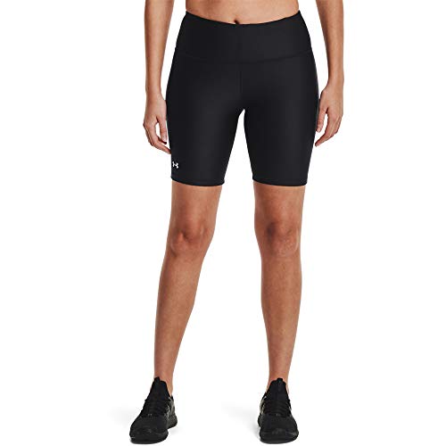 Under Armour HeatGear® Armour® Bike Shorts Black/White LG (US 12-14)