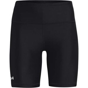 Under Armour HeatGear® Armour® Bike Shorts Black/White LG (US 12-14)