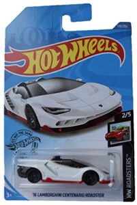 hot wheels '16 centenario roadster 170/250, white