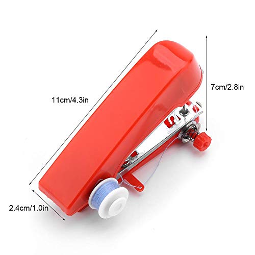 Handheld Sewing Machine, Mini Portable Stitch Manual Sewing Machine, Quick Repairing Tool for Home Office Car Travel Use