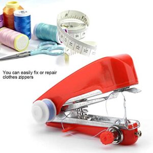 Handheld Sewing Machine, Mini Portable Stitch Manual Sewing Machine, Quick Repairing Tool for Home Office Car Travel Use