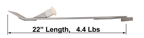 CUTTEREX Professional Heavy Duty Pull Bar and Pry Bar for Laminate Wood Flooring Installation, 22" Length, 4.4 Lbs