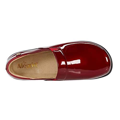 Alegria Keli - All-Day Comfort, Arch Support Women's Professional Shoe for Endless Support and Slip-Resistant – Nursing and Healthcare Professionals Cherry Bomb Patent 9 M US