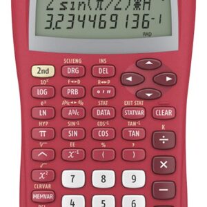 Texas Instruments TI-30XIIS Scientific Calculator, Red