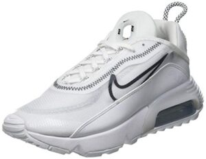 nike women's stroke running shoe, white black wolf grey, 7