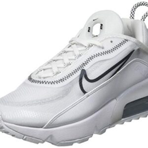 NIKE Women's Stroke Running Shoe, White Black Wolf Grey, 7