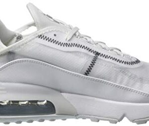 NIKE Women's Stroke Running Shoe, White Black Wolf Grey, 7