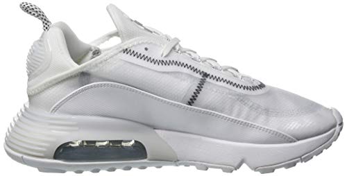 NIKE Women's Stroke Running Shoe, White Black Wolf Grey, 7