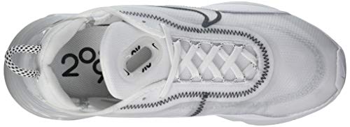 NIKE Women's Stroke Running Shoe, White Black Wolf Grey, 7