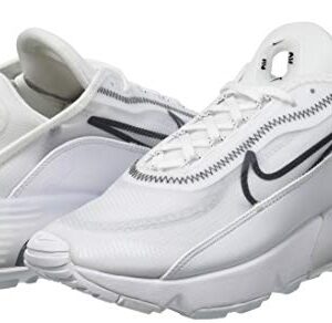 NIKE Women's Stroke Running Shoe, White Black Wolf Grey, 7