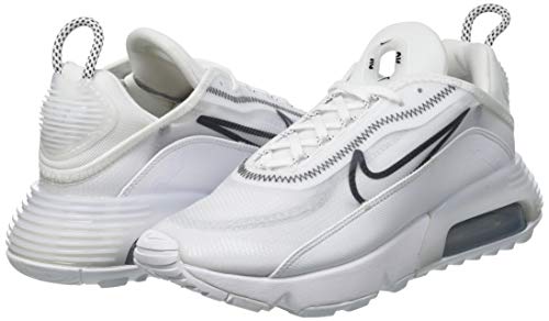 NIKE Women's Stroke Running Shoe, White Black Wolf Grey, 7