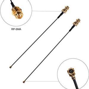 AX210NGW DTK WiFi Card WiFi 6E Supports 6GHz, 2230, 2x2 AX+BT 5.3+Tri-Band, Includes RF Cable (11 inch), 5dBi High Gain Antennas and Low-Profile Brackets