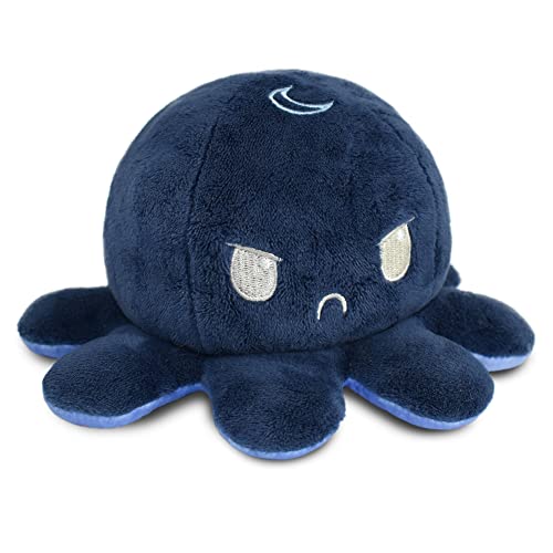 TeeTurtle - The Original Reversible Octopus Plushie - Day + Night - Cute Sensory Fidget Stuffed Animals That Show Your Mood