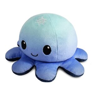 TeeTurtle - The Original Reversible Octopus Plushie - Day + Night - Cute Sensory Fidget Stuffed Animals That Show Your Mood