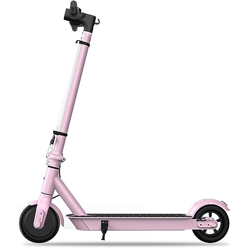 Hiboy S2 Lite Electric Scooter - 6.5" Solid Tires - Up to 10.6 Miles Long-Range & 13 MPH Portable Folding Commuting Scooter for Teens/Adults (Sakura Pink)