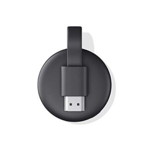 Google Chromecast (3rd Generation) Media Streamer - Black (Renewed)