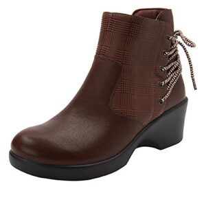 alegria stevee plaidly brown eu 37 (us women's 7-7.5) regular