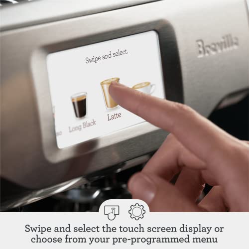 Breville Barista Touch Espresso Machine 67 oz, Black Truffle