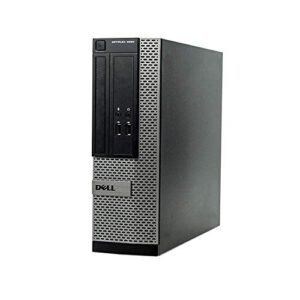 dell 3020 sff gaming desktop computer - quad core intel i7 4770 3.4 ghz, nvidia gt 1030 2gb, 8gb ram, 256gb ssd, hdmi, dvi, dvd, keyboard, mouse, wifi, windows 10 home (renewed)