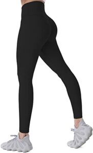 sunzel workout leggings for women, squat proof high waisted yoga pants 4 way stretch, buttery soft