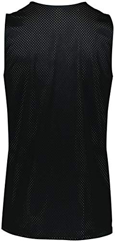 Augusta Sportswear Youth Tricot Mesh Reversible 2.0 Jersey M Black/White