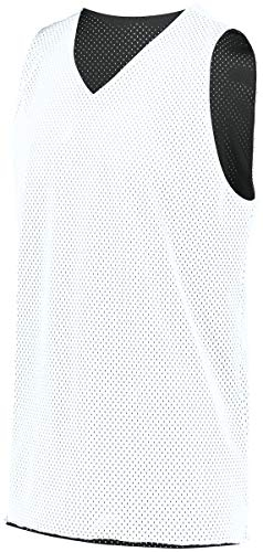 Augusta Sportswear Youth Tricot Mesh Reversible 2.0 Jersey M Black/White