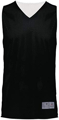 Augusta Sportswear Youth Tricot Mesh Reversible 2.0 Jersey M Black/White