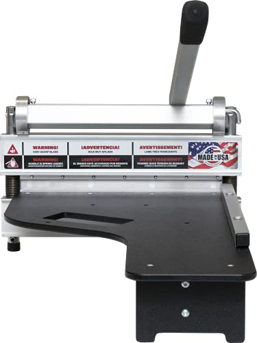 MARSHALLTOWN Ultra-Lite Flooring Cutter 13", Cuts Vinyl Plank, Laminate, Engineered Hardwood, Siding, and More - Honing Stone Included, Made in the USA