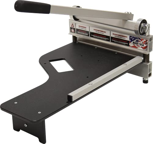 MARSHALLTOWN Ultra-Lite Flooring Cutter 13", Cuts Vinyl Plank, Laminate, Engineered Hardwood, Siding, and More - Honing Stone Included, Made in the USA