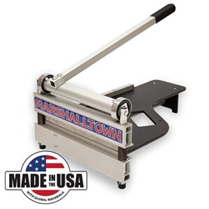 MARSHALLTOWN Ultra-Lite Flooring Cutter 13", Cuts Vinyl Plank, Laminate, Engineered Hardwood, Siding, and More - Honing Stone Included, Made in the USA