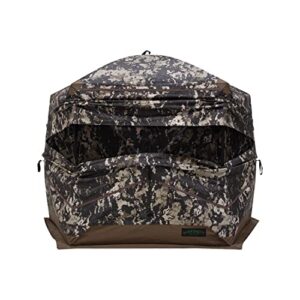 barronett blinds ox5 hub hunting blind, 4 person pop up ground blind, crater core camo, bx550cc