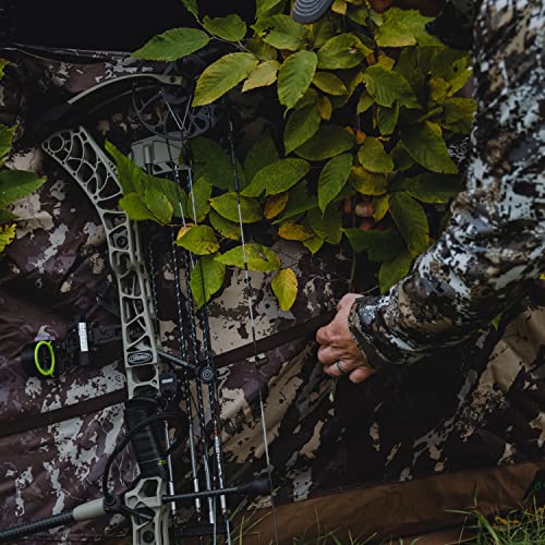 Barronett Blinds OX5 Hub Hunting Blind, 4 Person Pop Up Ground Blind, Crater Core Camo, BX550CC