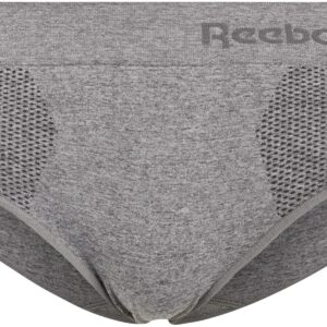 Reebok Women's Underwear - Seamless Hipster Briefs (5 Pack), Size Large, Black/Nude/Hot Pink/Pink Rose/Grey