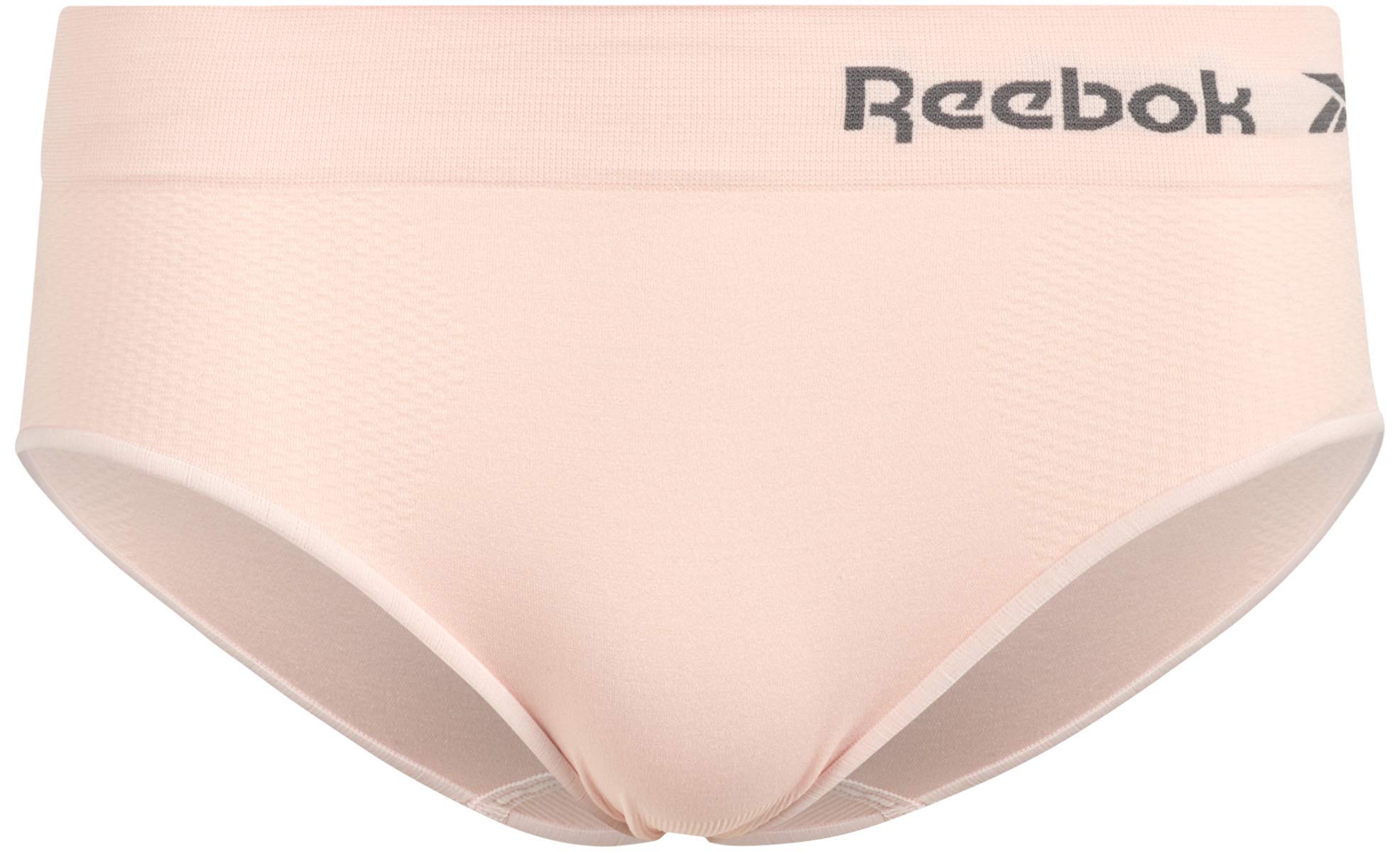 Reebok Women's Underwear - Seamless Hipster Briefs (5 Pack), Size Large, Black/Nude/Hot Pink/Pink Rose/Grey