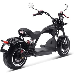 MotoTec Lowboy 60v 20ah 2500w Lithium Scooter Black